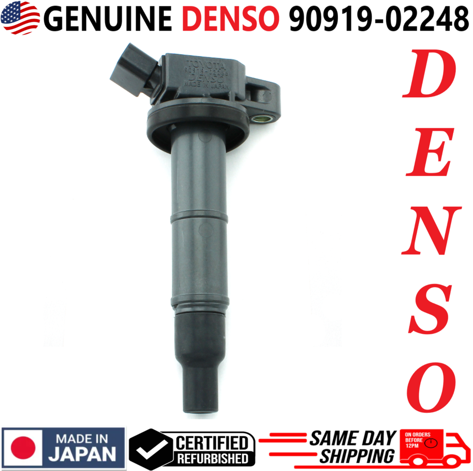 GENUINE DENSO x1 Ignition Coil For 2003-2020 Toyota & Lexus I4 V6 V8 ...