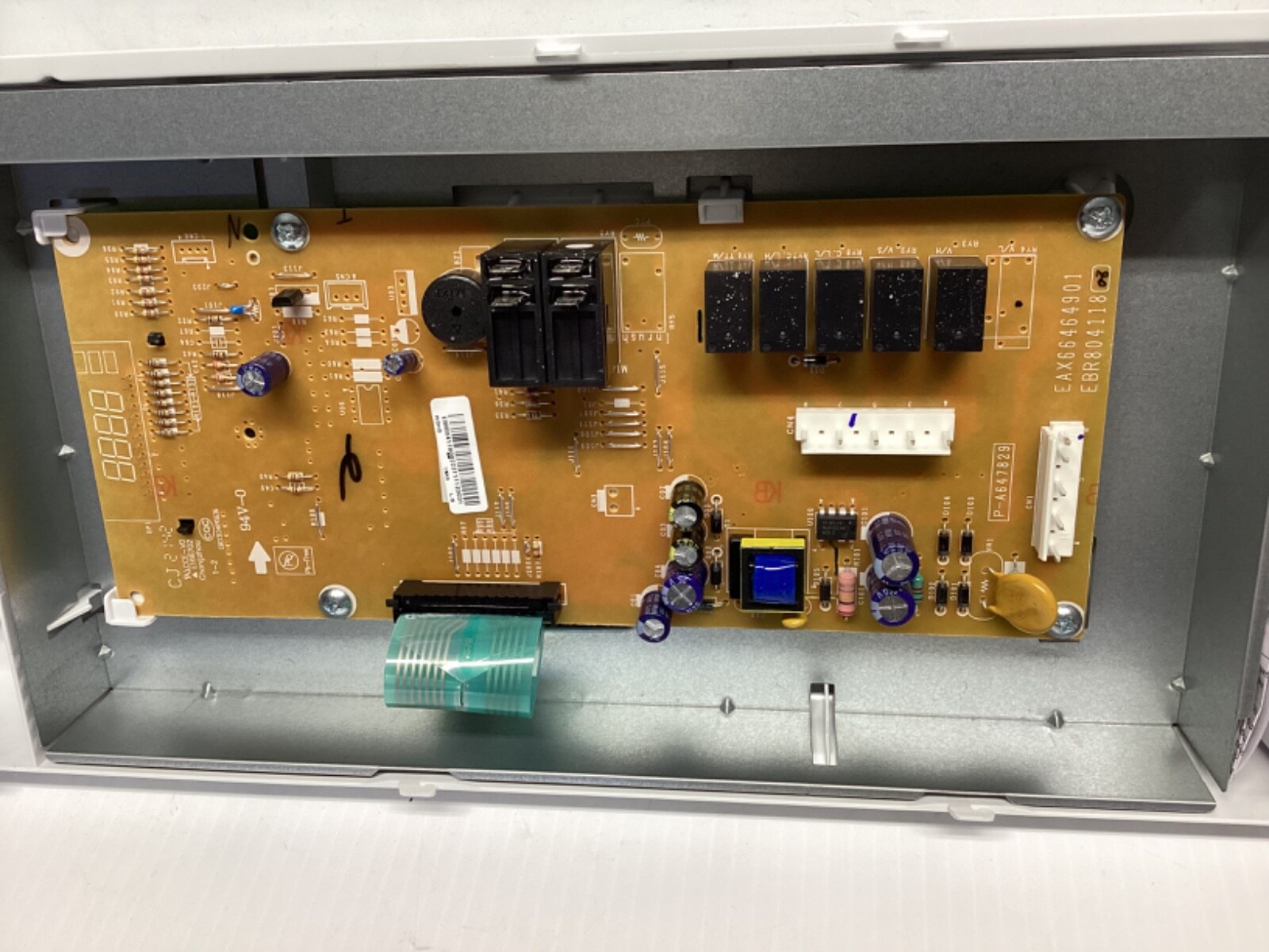 WB56x38165 HOTPOINT MICROWAVE CONTROL BOARD PANEL WB56X38165 WB27X38160 ...