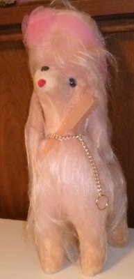 Vintage Plush Pandora Pink POODLE stuffed animal 13" R DAKIN Nature ...