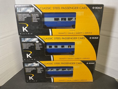 K-Line CSXT Aluminum O Gauge K4612 15" Passenger 3 Train Car Set | eBay