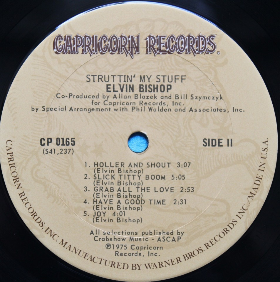 Elvin Bishop-Struttin' My Stuff-1975 Rock E/E | eBay