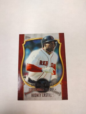 2015 Topps First Home Run Series 2 Silver #FHR22 Rusney Castillo (PWE ...