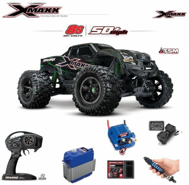 Traxxas X-Maxx 1:5 8S Brushless Monster Truck - Green for sale online ...