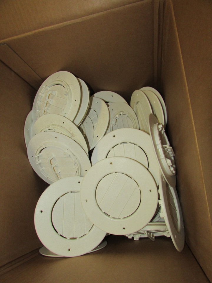 2 Pack Lot RV Round AC Ceiling Vent - Fully Adjustable - Beige Dream ...