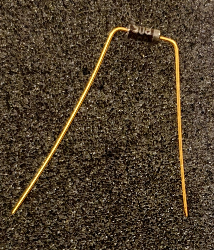 10 X 0S805 - LED Germanium Equiv. OA85 -1N34 - Wired Gold - NOS | eBay ...