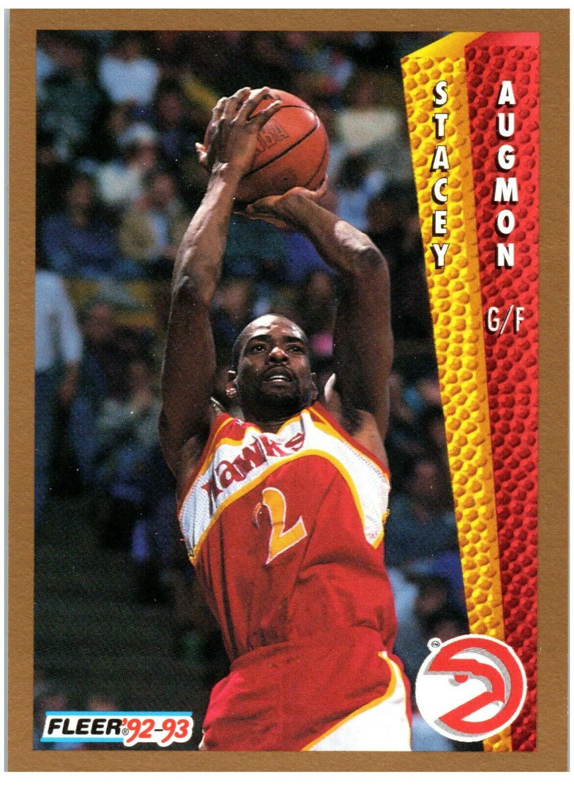 1992-93 FLEER Basketball Rookie NM/M Card #1 - STACEY AUGMON, Atlanta ...