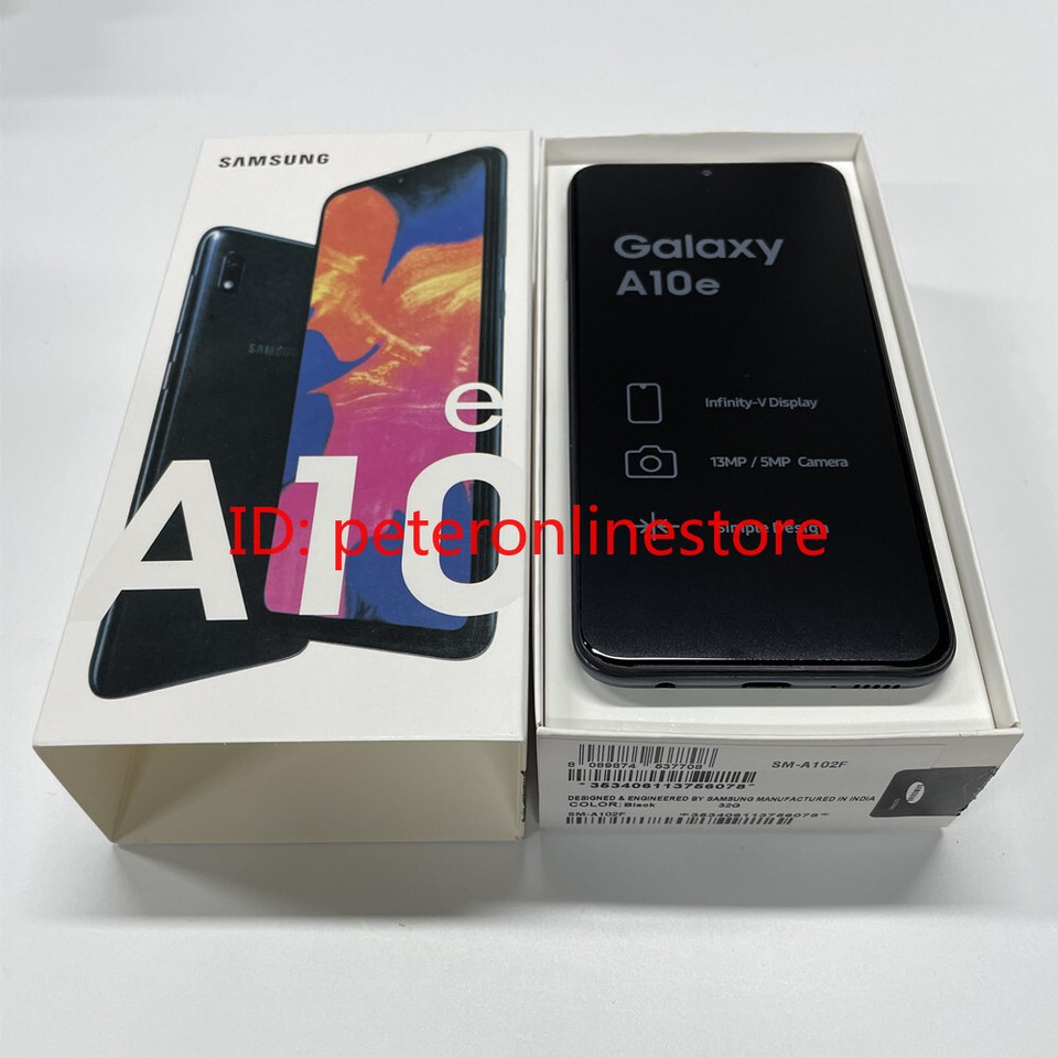 Samsung Galaxy A10e SM-A102U1 32GB ROM 2GB RAM Unlocked Smartphone- New ...