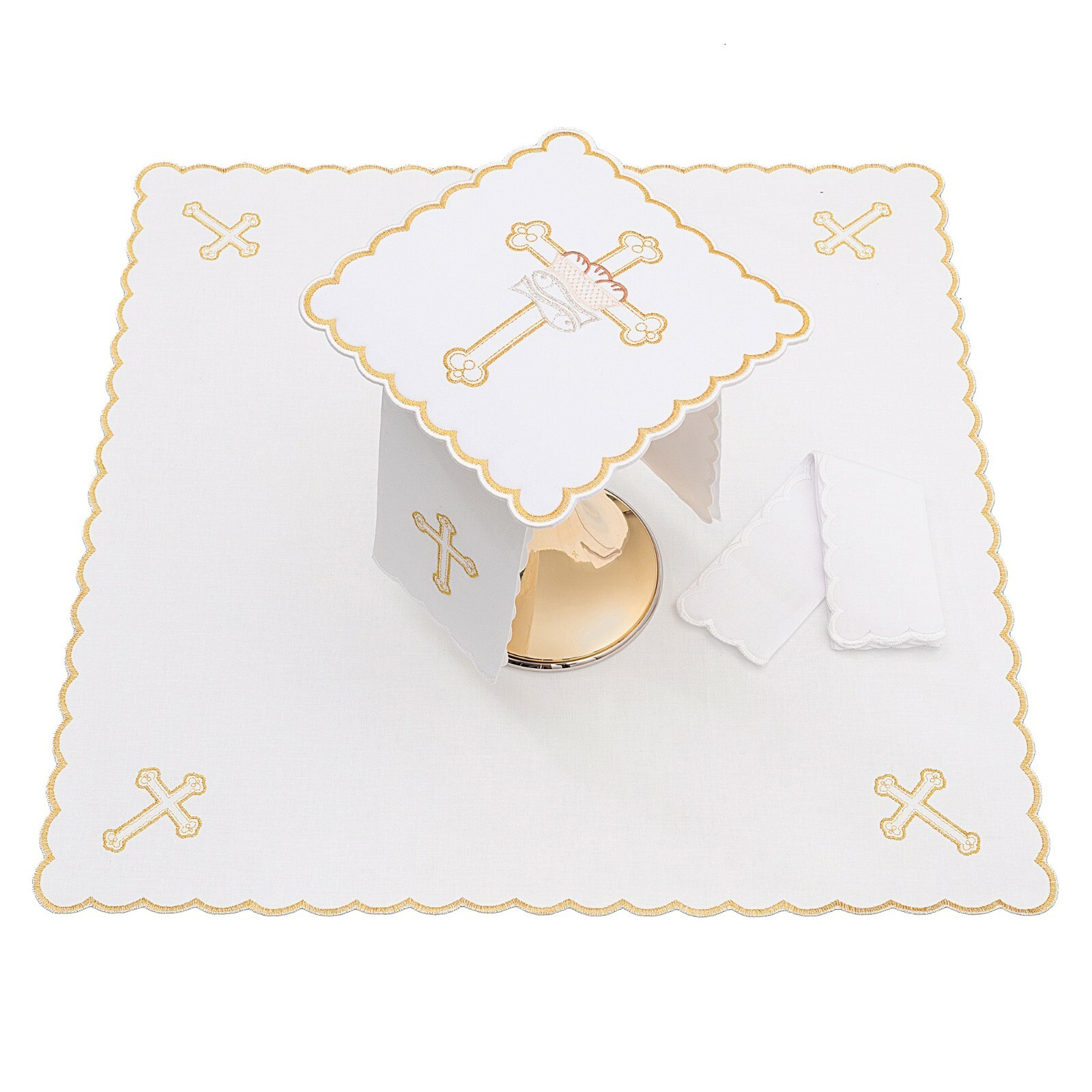 Altar linen Pall Corporal Purificator Lavabo towel Chasuble Vestment ...