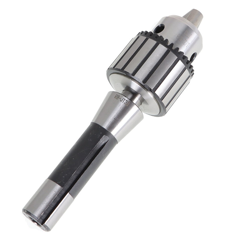 Heavy Duty JT33 1/8"- 5/8" Drill Chuck Keyed with R8 Shank & Key High ...
