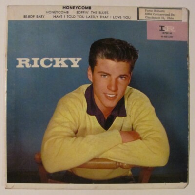 (45 EP w/ PS) (Hear) Ricky Nelson ‎– "Ricky" - Rock & Roll / Teen / Pop ...