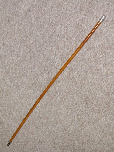 Victorian Boer War Military Swagger Stick W/ Hallmarked Silver 1900 ...