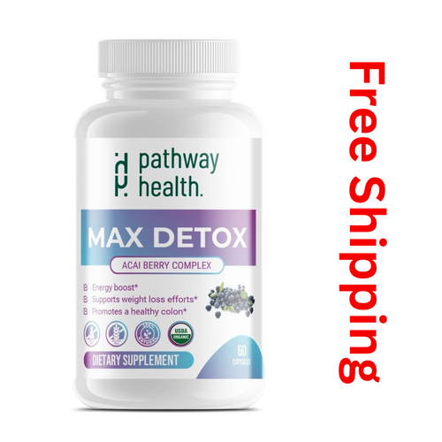 Pathway Health Max Detox Energy Boost & Weight loss Supplement Acai ...