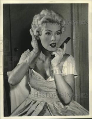 1958 Press Photo 21-year-old Judy Bamber appears on "Anybody Can Play ...