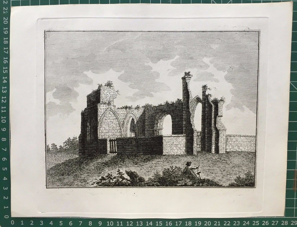 1838 Antique Print; St John the Baptist's Church, Chester by Joseph ...