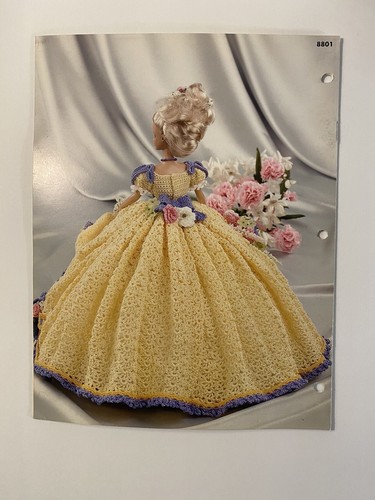 Annie’s Attic Flower Garden Collection Crochet Barbie Pattern Carnation | eBay