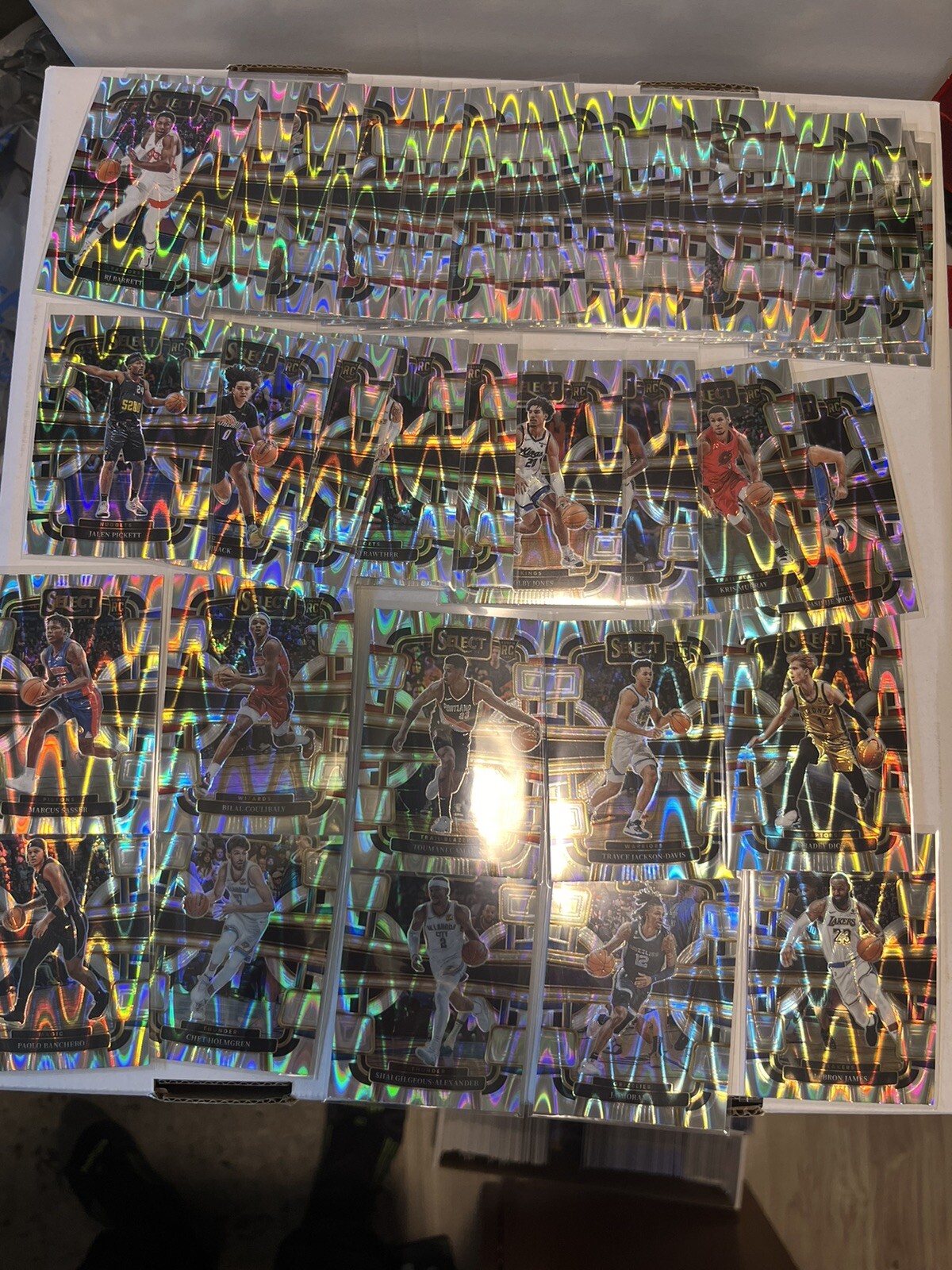 2023-24 Select NBA Lot(48) Tectonic Prizm 14 RCs Lebron Shai Chet Paolo ...