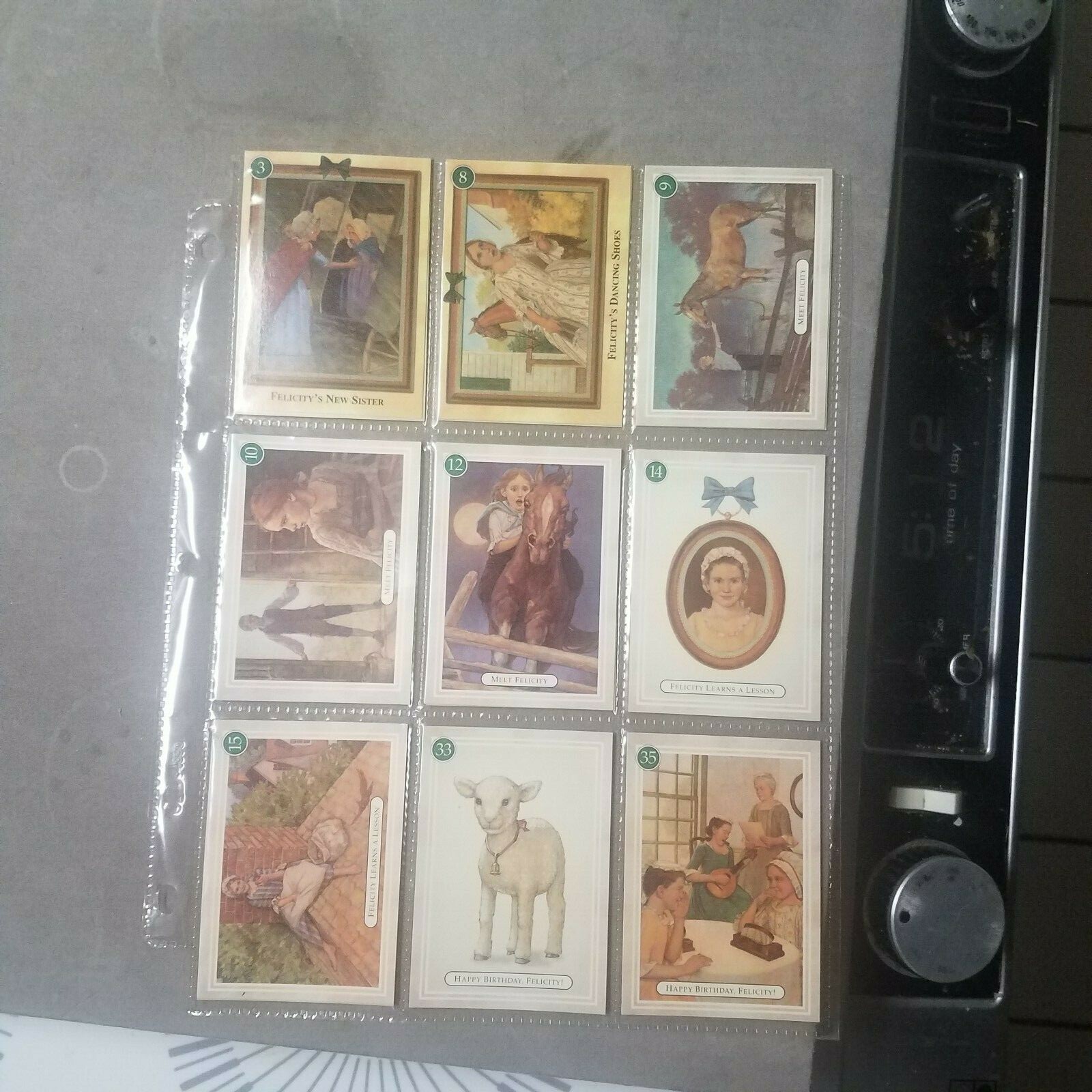 American Girl Trading Cards Lot Of 14 Cards Felicity 2001-2002 Pleasant ...