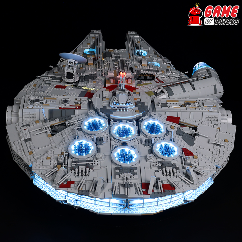 LED Light Kit for Millennium Falcon - Compatible with LEGO® 75192 (RC+ ...