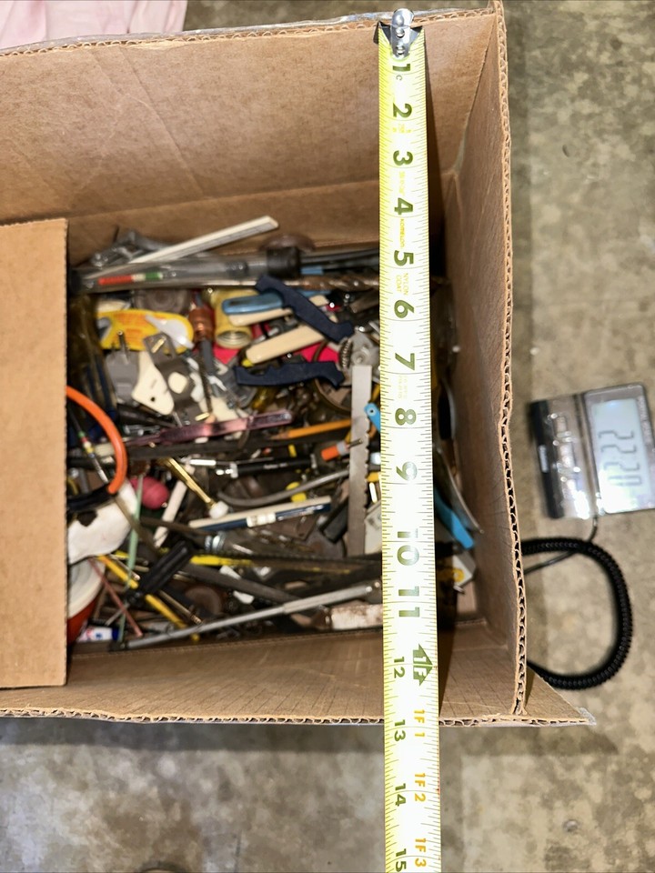 Huge Vintage Junk Drawer Lot Old Tools Hardware Advertising Estate Lot ...