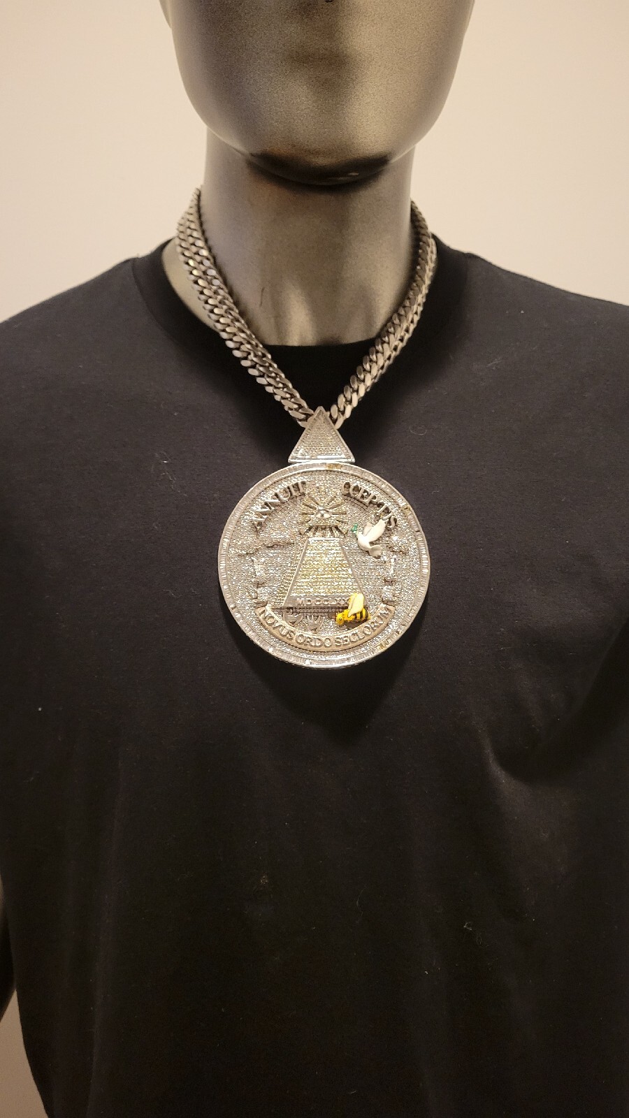 Big diamond pendant charm custom - Gem