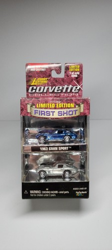 Johnny Lightning First Shot Corvette Collection Blue 1963 Gran Sport 1/ ...