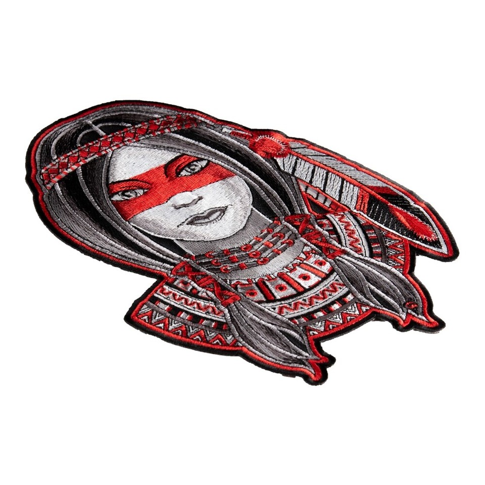 Apache Indian Warrior Woman Patch, Native American Patches | eBay