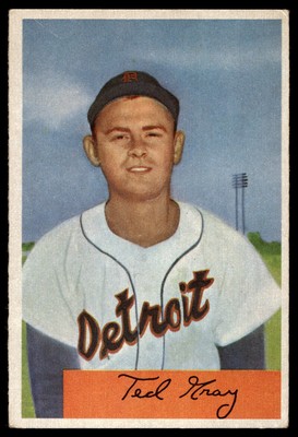 1954 Bowman #71 TED GRAY DETROIT Tigers NM | eBay