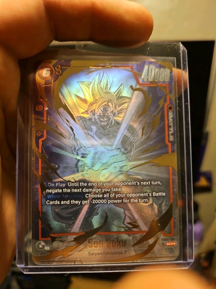 Dragon Ball Fusion World Son Goku SCR FB04-129 Ultra Limit | eBay