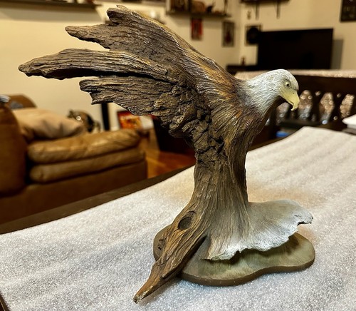 RICK CAIN LIMITED EDITION 1987 - SCULPTURE EAGLE - SENTINEL CREST ...