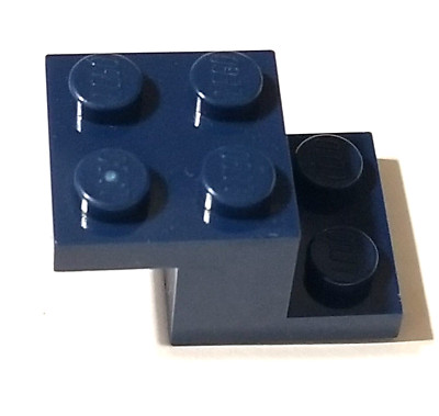 LEGO Bracket 2x3 with Plate and Step 18671 Dark Blue | eBay