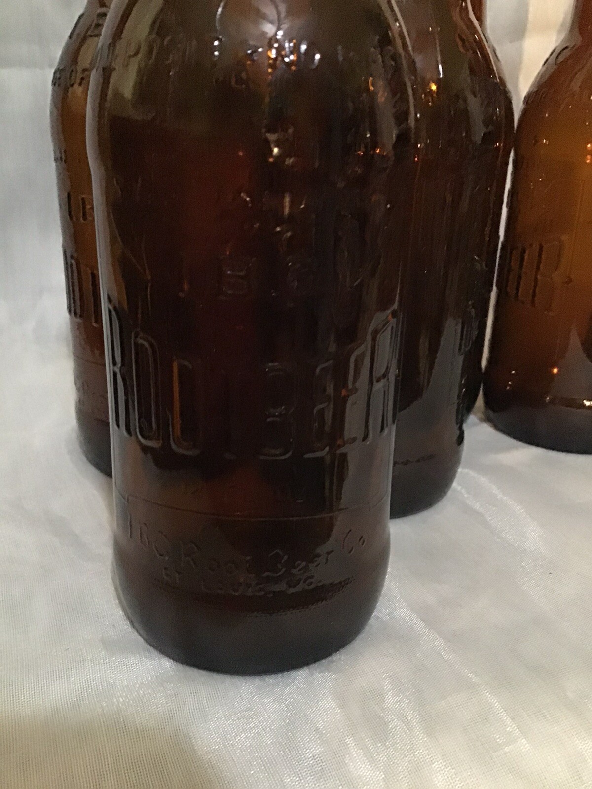 Vintage Six Pack “IBC ROOT BEER” Bottles In Dark Amber Or Brown With ...