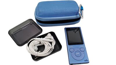 Sony Walkman NW-E394 Digital Music Player Blue Bundle T2070 D58 | eBay UK