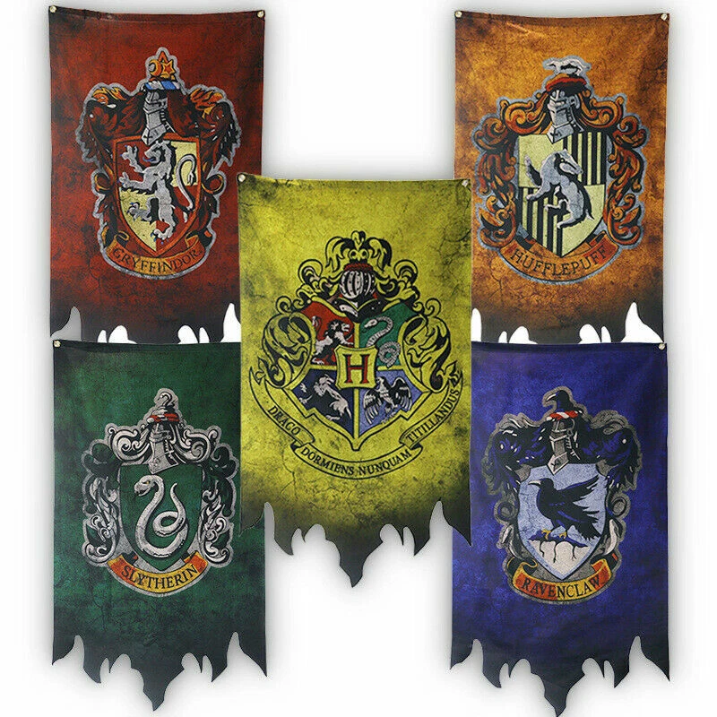 Harry Potter House Colors Banner