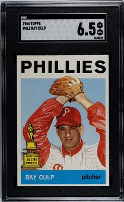 1964 Topps Ray Culp #412 SGC 6.5 NEW LABEL VINTAGE BASEBALL | eBay