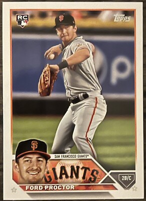 2023 Topps Series 2 Ford Proctor RC San Francisco Giants #472 Rookie ...