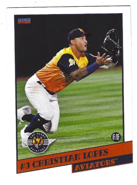 2022 Las Vegas Aviators (Triple-A Oakland Athletics) Christian Lopes | eBay