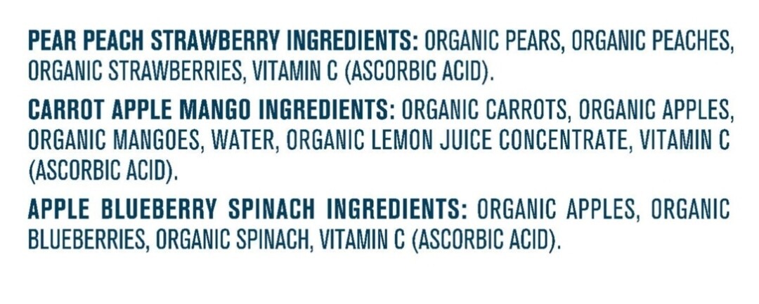 Gerber Organic 2nd Foods Fruit & Veggie Baby Food Value Pack-12ct of 3. ...