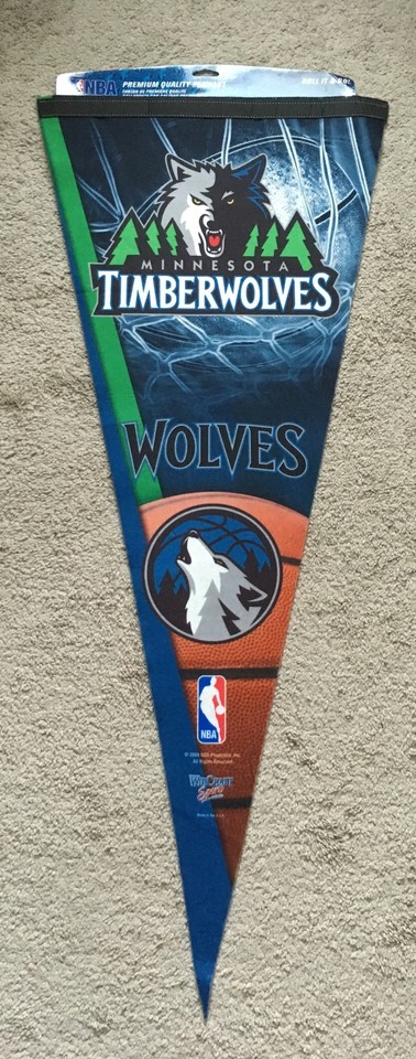 Minnesota Timberwolves NBA Basketball Premium 17" X 40" Felt Licensed ...