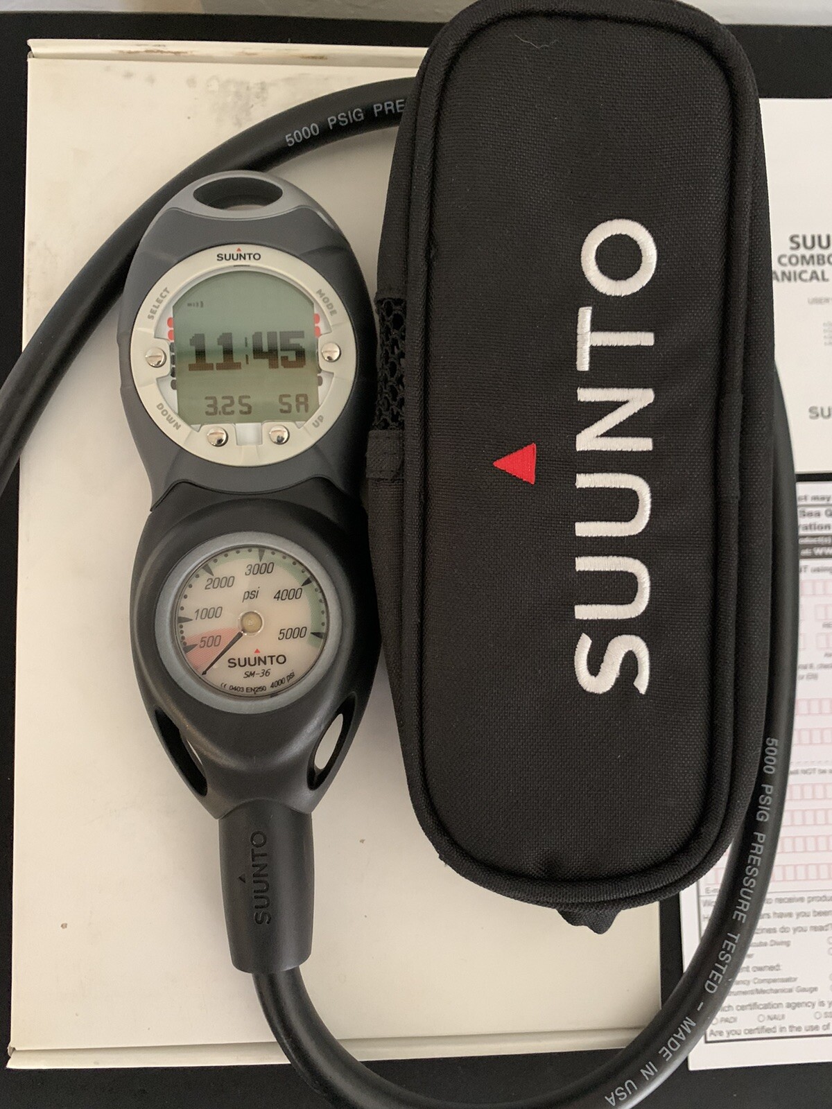 Suunto Vyper 2 Dive Computer Console w/Pressure Gauge | eBay