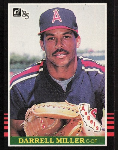 1985 Donruss #644 Darrell Miller Rookie California Angels | eBay
