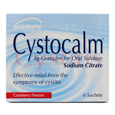 Galpharm Cystitis Relief Cystocalm Granules Oral Solution Cranberry | eBay