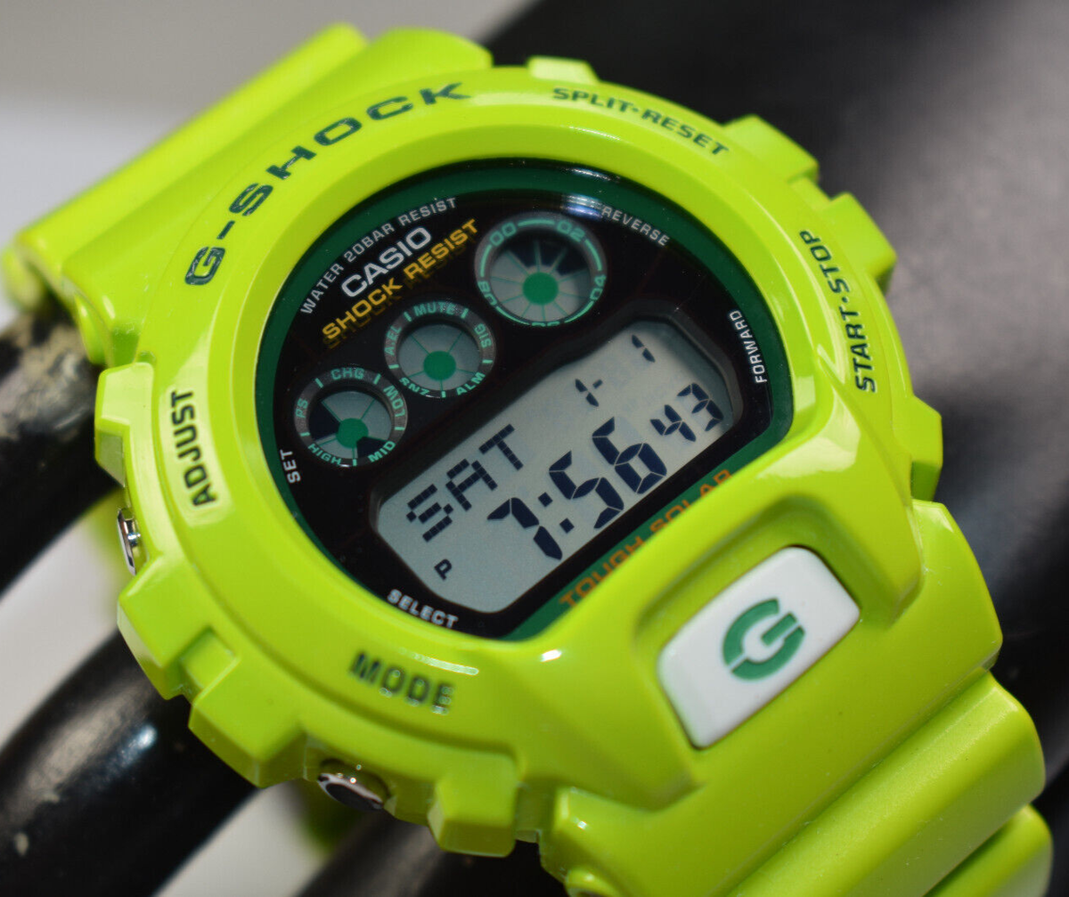 RARE! Casio G-Shock Go Green SOLAR Kermit Men's Watch G RARE! Casio G-Shock Go Green SOLAR Kermit Men's Watch G