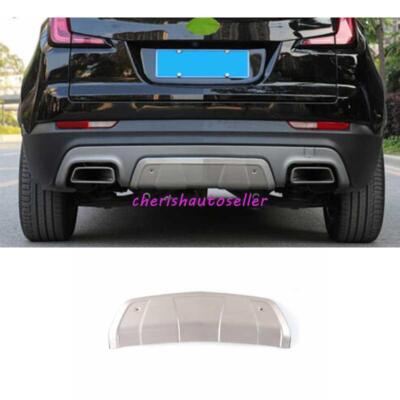 For Cadillac XT4 19-2023 Steel Chrome Rear Bumper Diffuser Spoiler ...