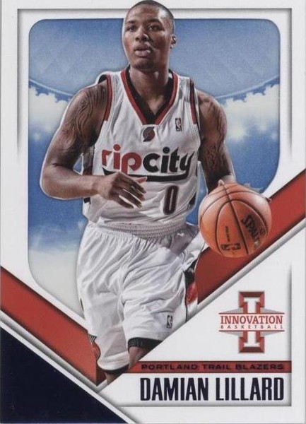 2013-14 Panini Innovation - View Blue #24 Damian Lillard /25 for sale ...