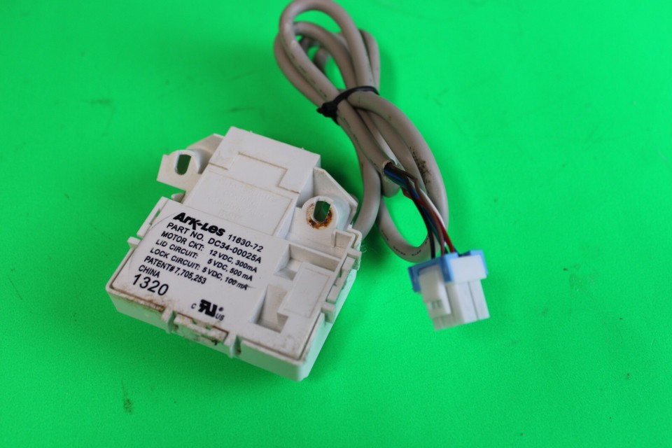 Samsung Recycled Washing Machine/Washer Lid/Door Lock/Latch DC34-00025E ...