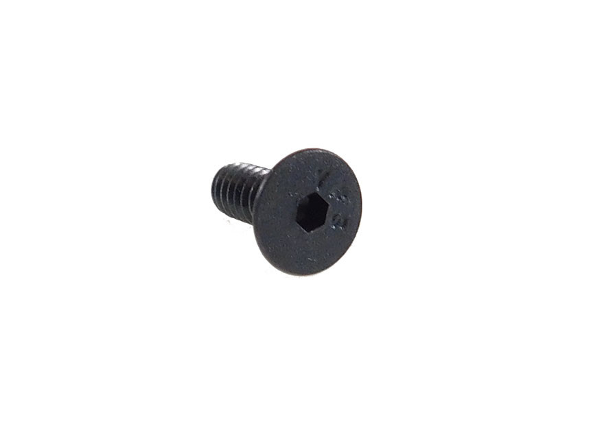 * 25 Pack 6-32 x 3/8" Black Machine Screw - Flat Socket Head ...