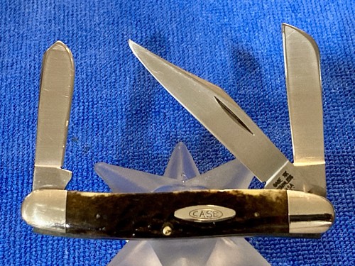 CASE XX CUTLERY CO USA 1978 PRETTY BROWN B0NE 6347 LG 3-7/8” STOCKMAN ...