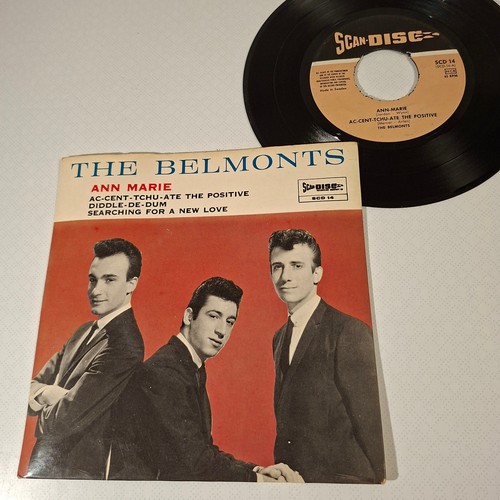 THE BELMONTS Ann Marie EP (Scan-Disc SCD 14, 1963) Rare Swedish Doo-Wop ...
