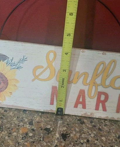 Sunflower Market Cottage by Ashland, Wall Decor Hanging Farmhouse Sign ...