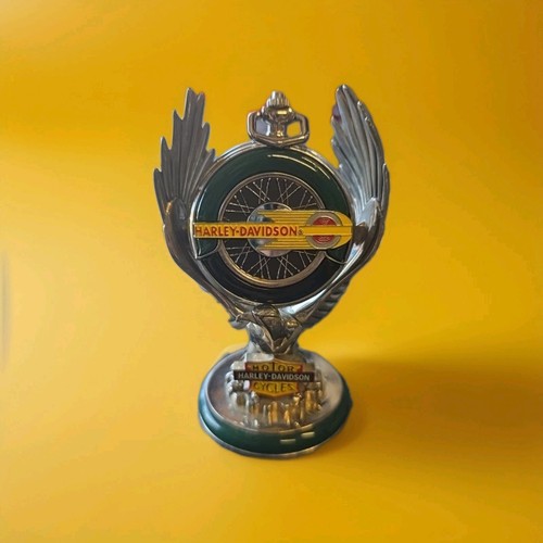 Harley Davidson 1936 Knucklehead Pocket Watch Eagle Stand Franklin 2000 ...